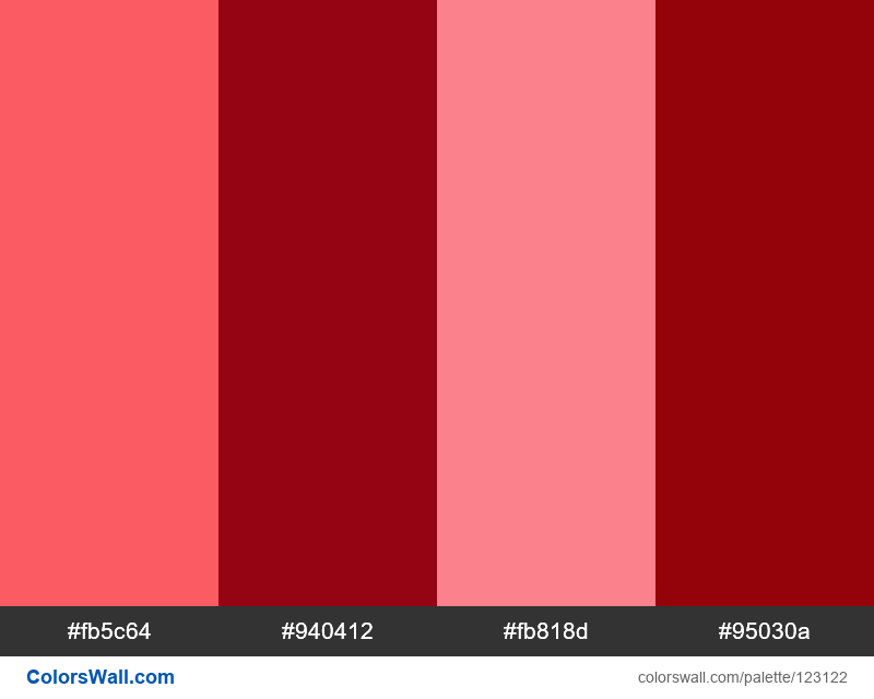 Cherry Blossom colors palette - ColorsWall